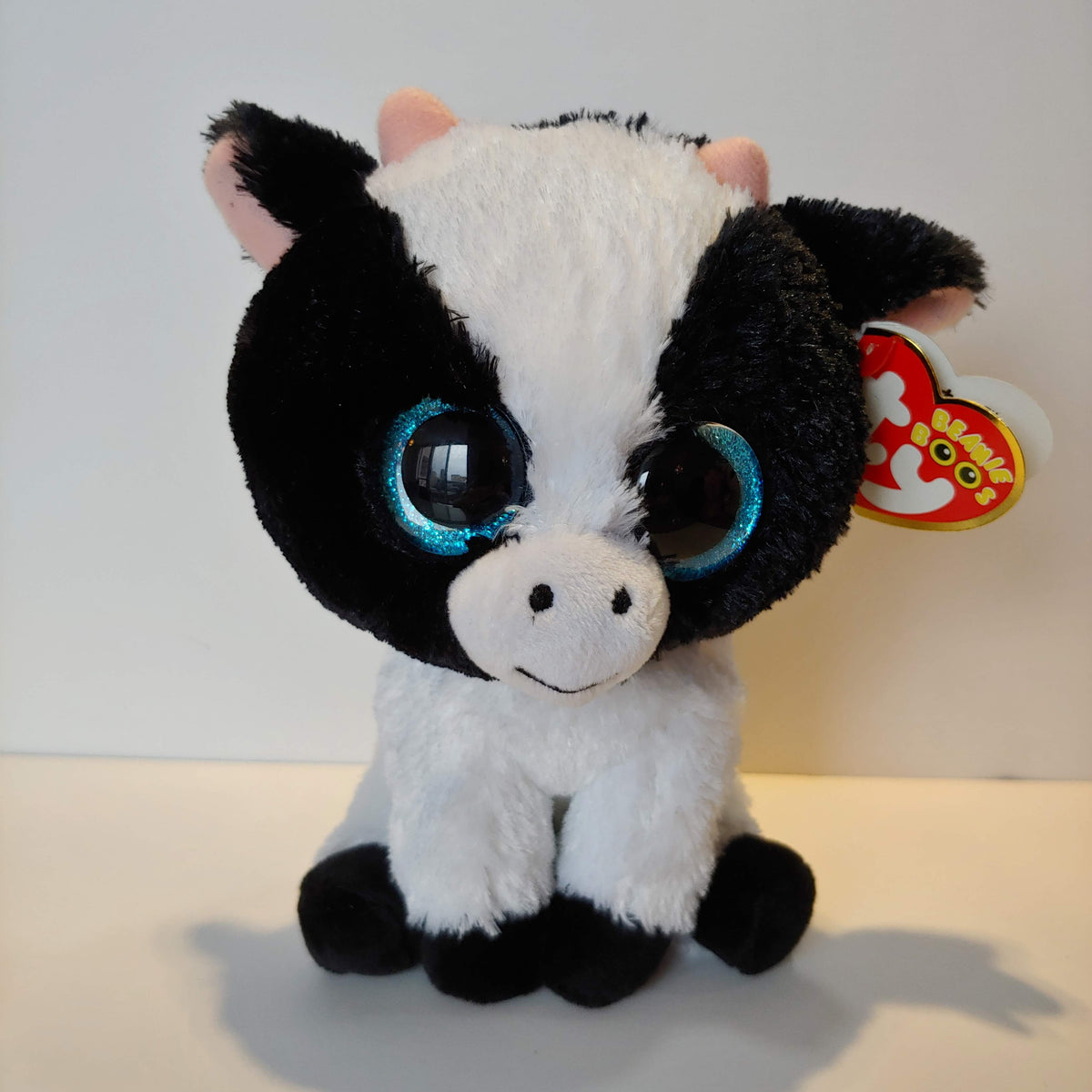 Butter the Cow - Ty Beanie Boo Plush - Style 36841 - Regular 6” 15cm ...
