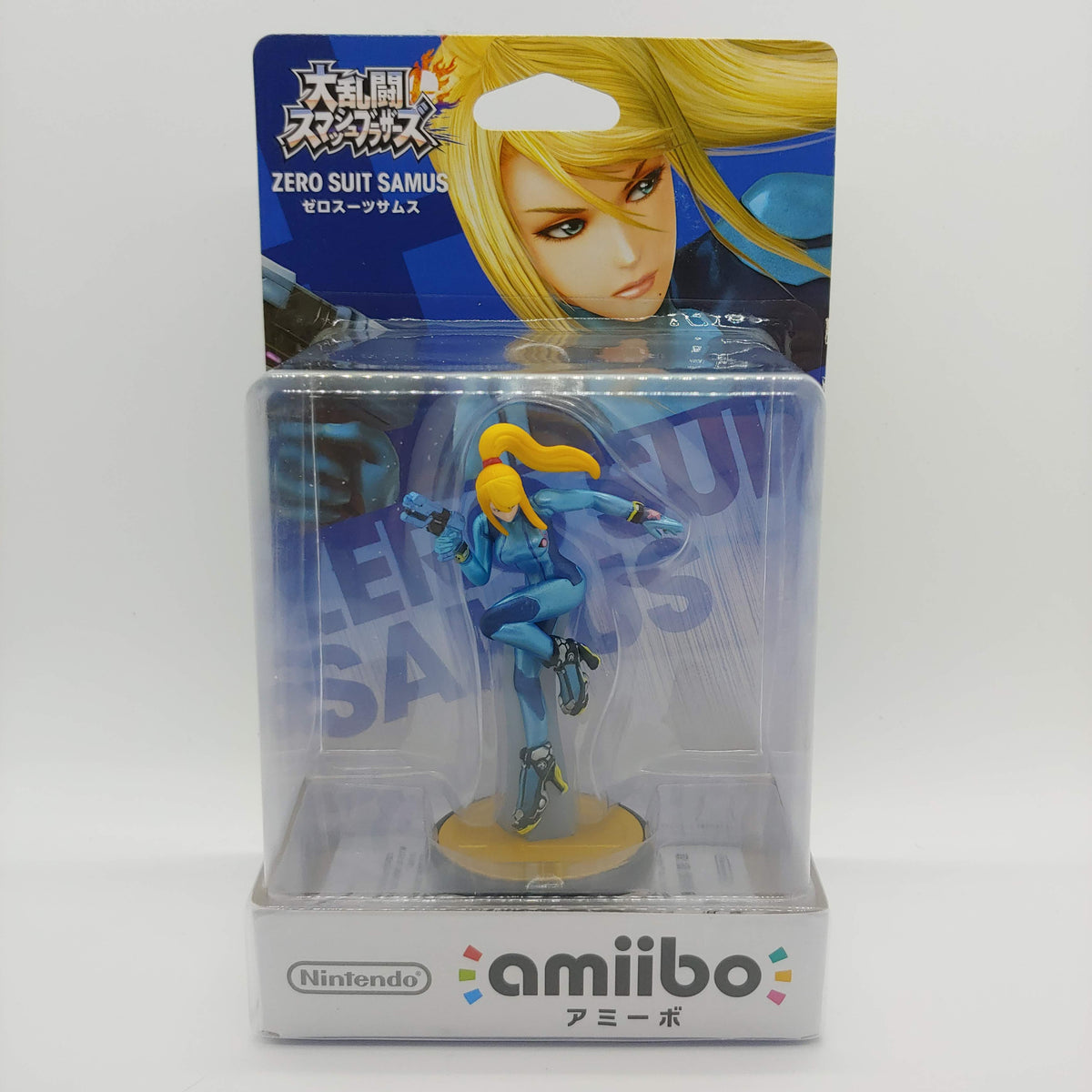 Zero Suit Samus Amiibo - Super Smash Bros. Figure - Nintendo JAPAN - R ...