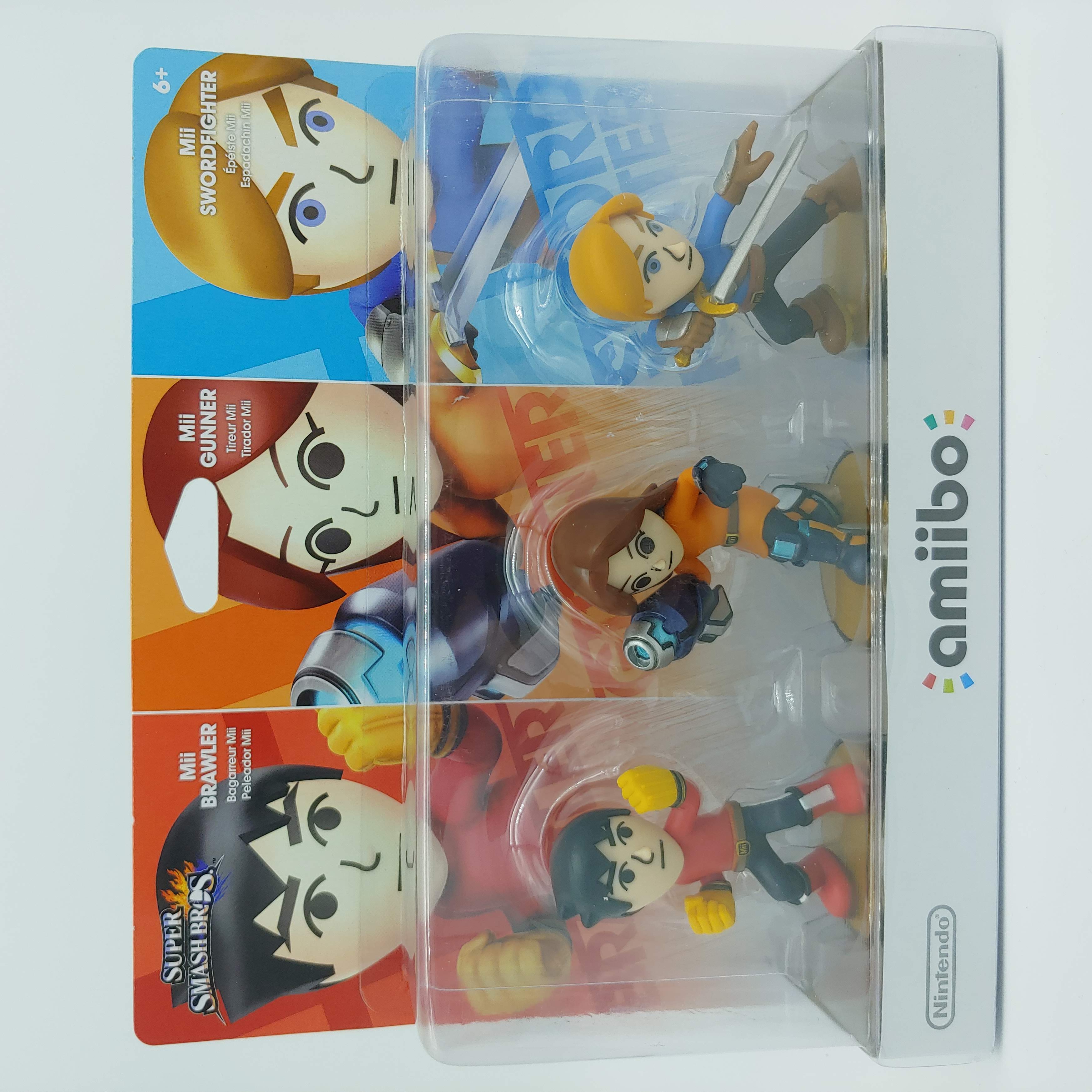 Amiibo mii fighter 3 pack store