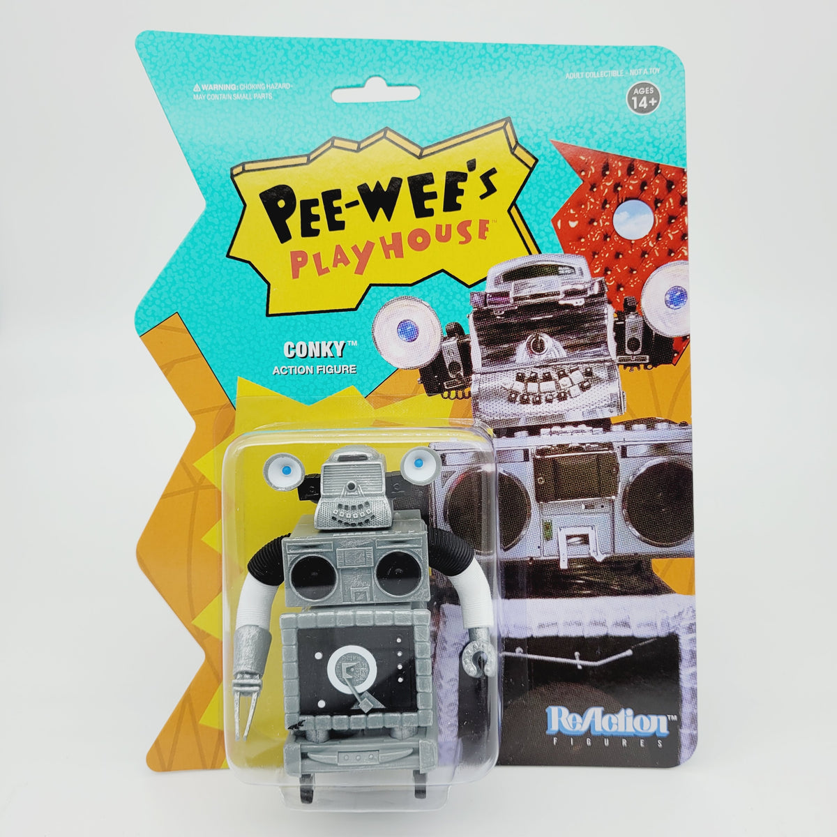 Conky PeeWees Playhouse Pee Wee Super7 ReAction 4 Inch Action Figure ...