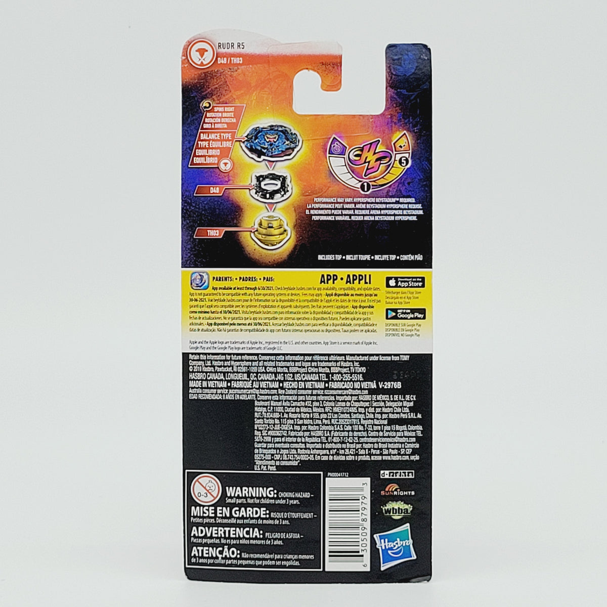 Hasbro Beyblade Burst Rise Hypersphere RUDR R5 Single Pack – Goodfind Toys