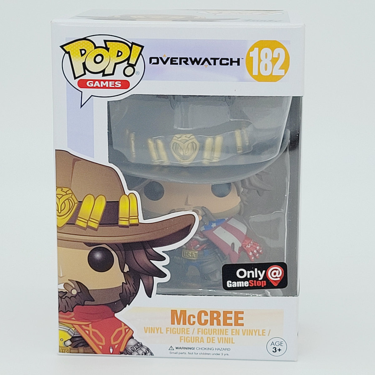 Funko Pop! McCree 182 Overwatch Games Vinyl Figure GameStop Exclusive ...