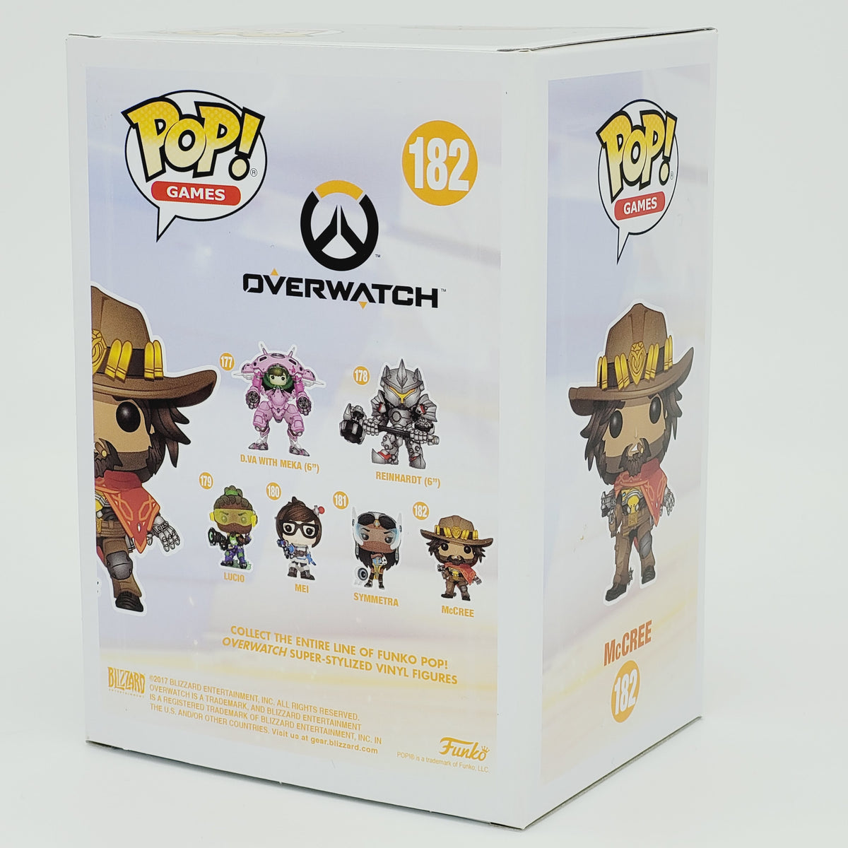 Funko Pop! McCree 182 Overwatch Games Vinyl Figure GameStop Exclusive ...