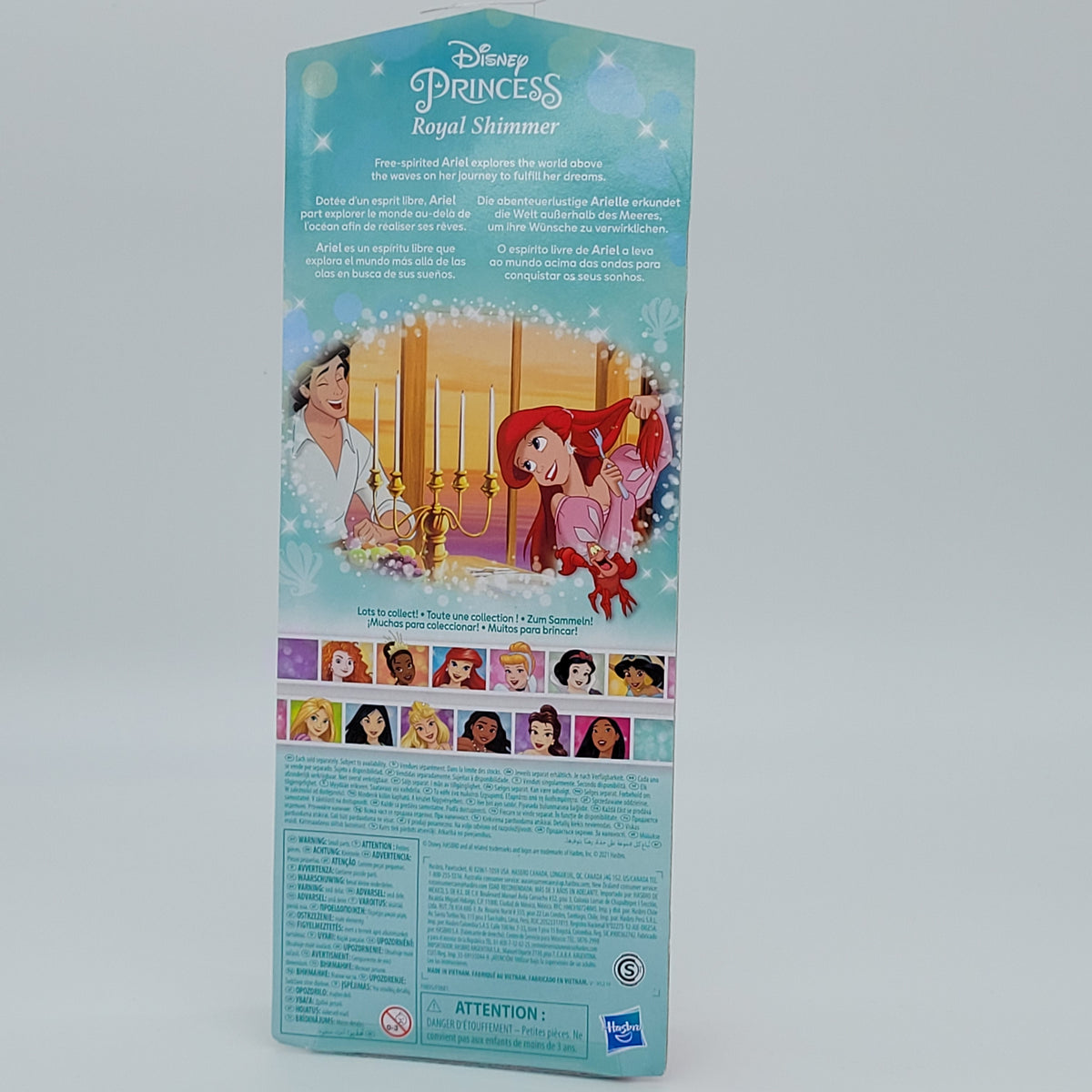 Disney Princess Royal Shimmer Ariel Fashion 11 inch Doll w Skirt and A ...
