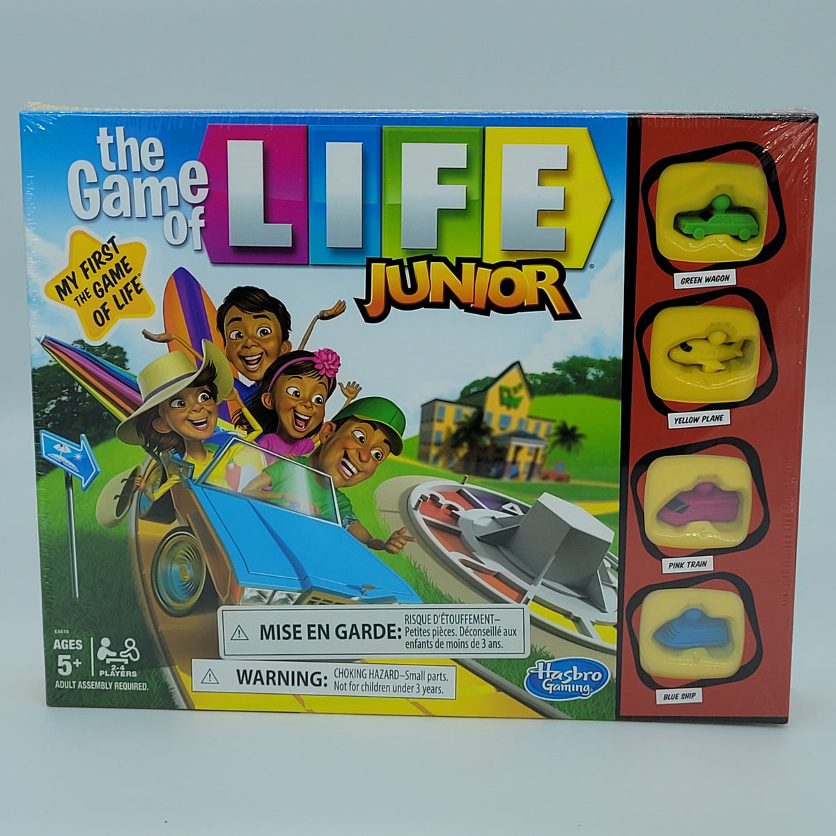 Game of Life Junior JR Board Game by Hasbro 2 to 4 Players Ages 5 Up ...