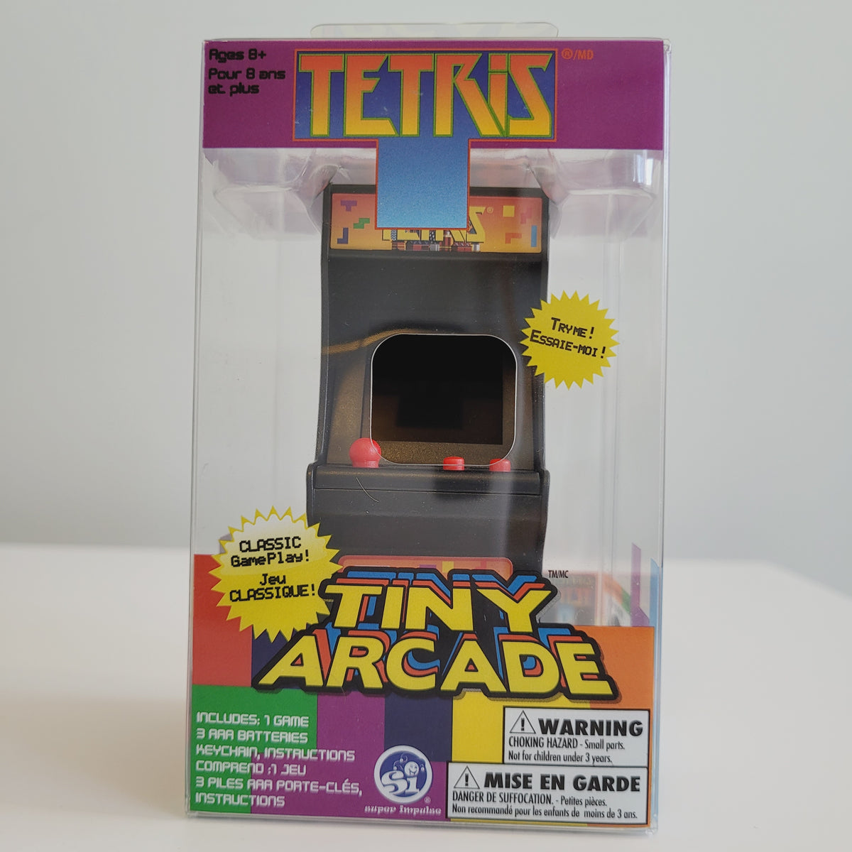 Tiny Arcade TETRIS Worlds Smallest Fully Functional Retro Video Game ...