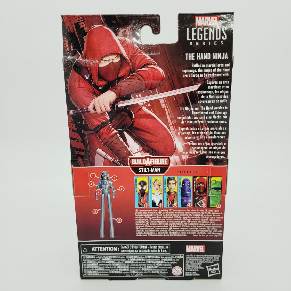 Marvel Legends THE HAND NINJA 6 inch Action Figure with Stilt-Man BAF ...