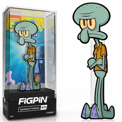 SpongeBob SquarePants SQUIDWARD TENTACLES FiGPiN Classic Enamel Pin 47 ...