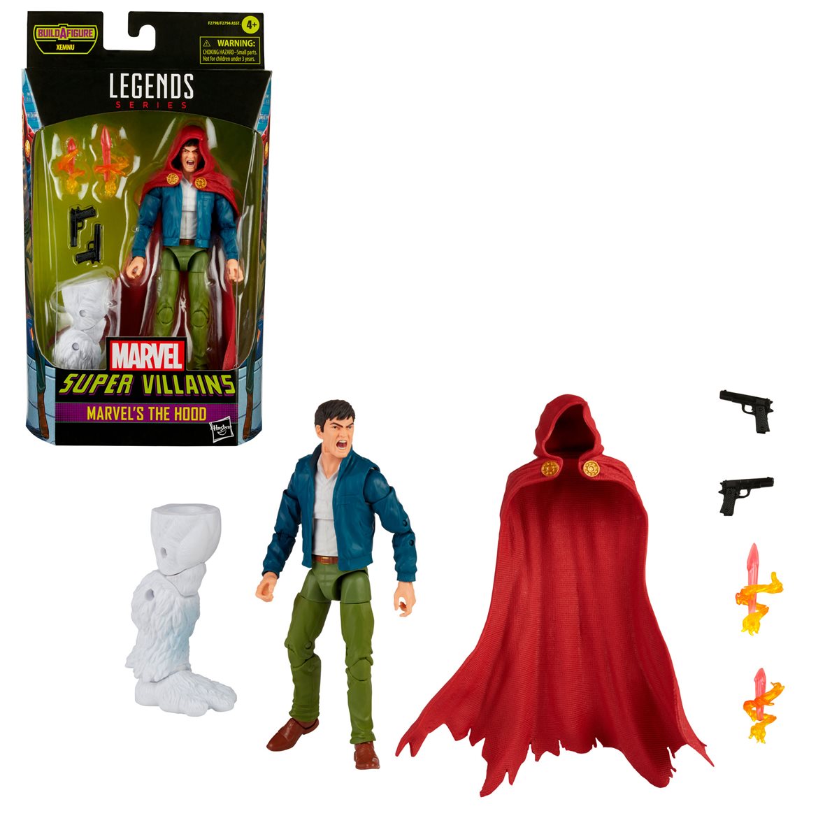 Marvel Legends Super Villains THE HOOD 6 Inch Action Figure w BAF XEMN ...